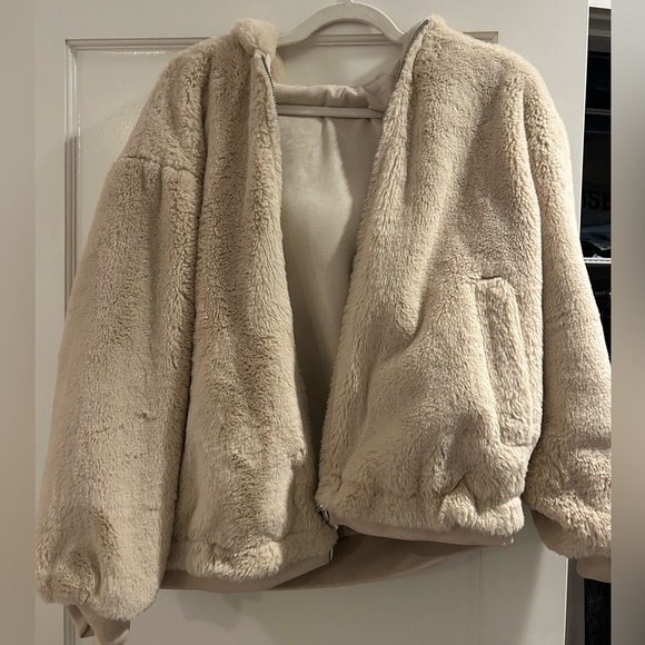 Zara | Jackets & Coats | Zara Reversible Fuzzysuede Jacket | Poshmark